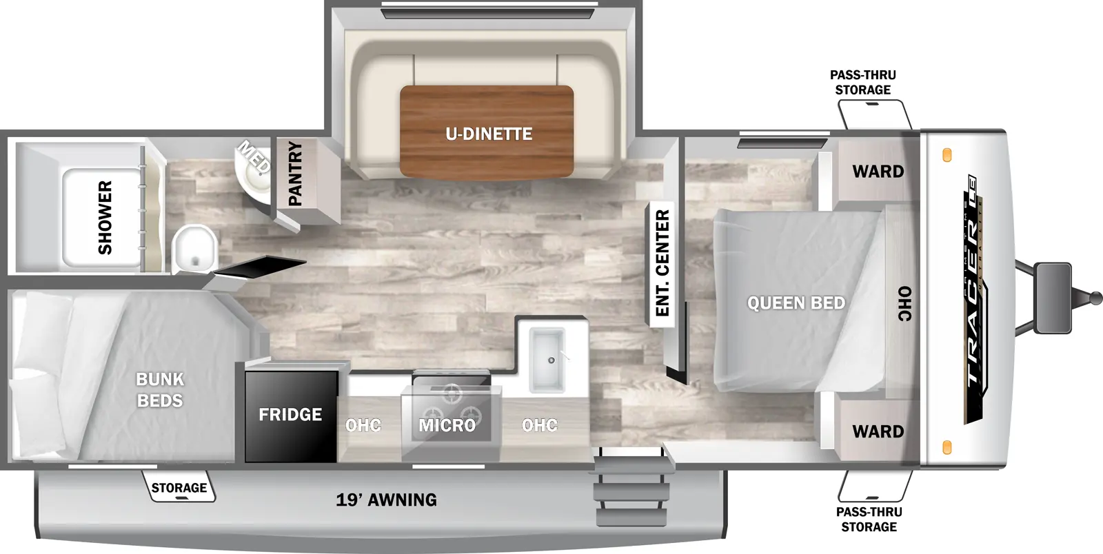 Tracer Floorplans - Prime Time RV