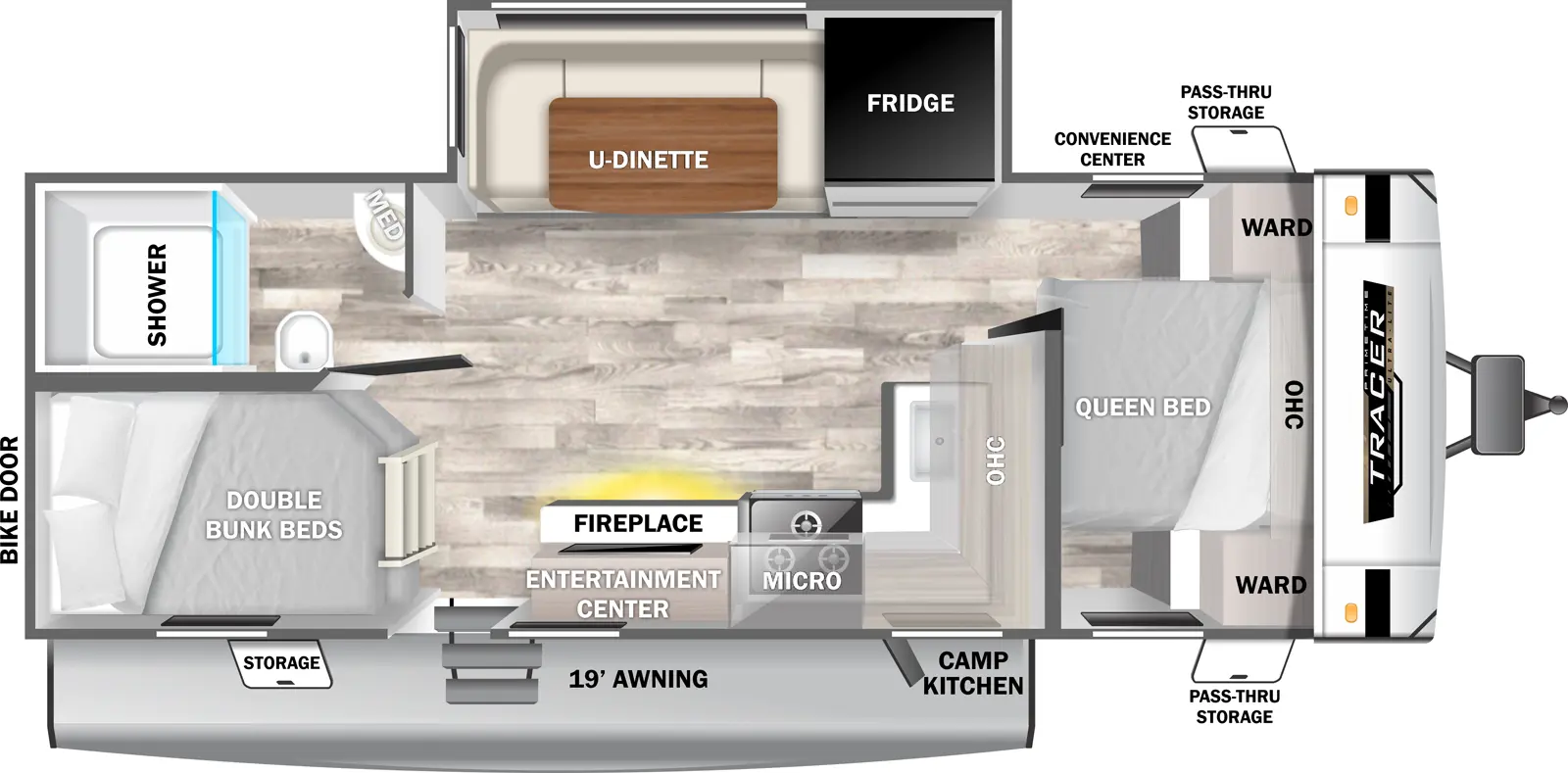 Tracer Floorplans - Prime Time RV