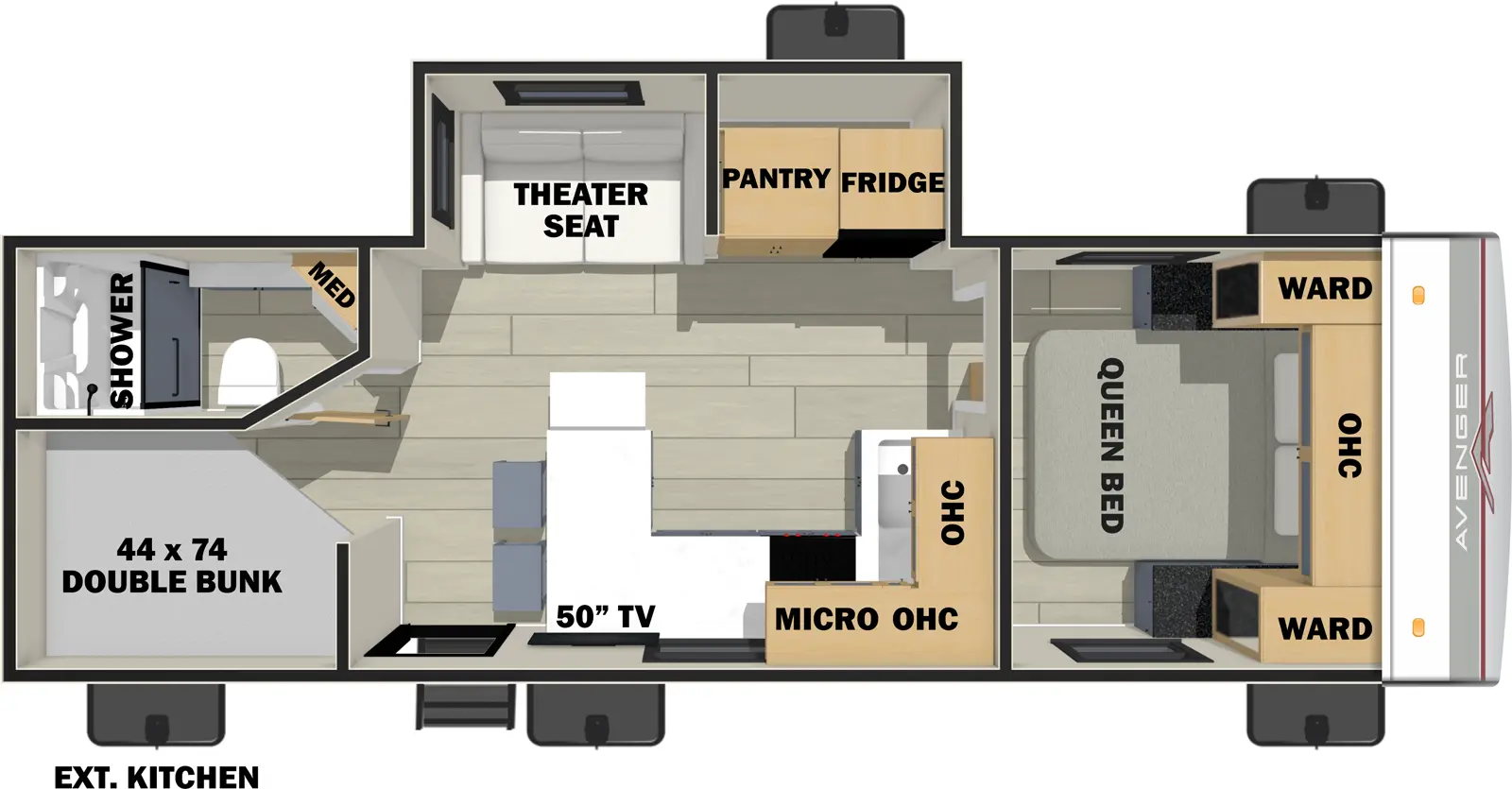 Avenger Floorplans - Prime Time RV